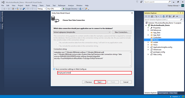 Different Types Of ActionResult In MVC